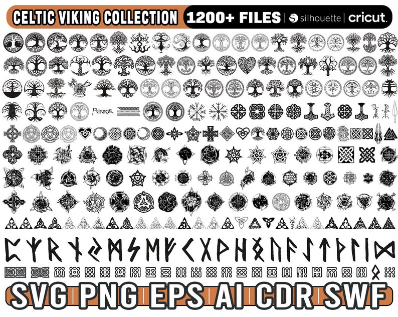 Viking / Celtic SVG Bundle Celtic Knot Svg Celtic Tree of - Etsy