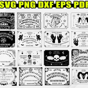 70+ Ouija Board Svg Bundle, Ouija Svg, Ouija Board Png, Ouija Board ...