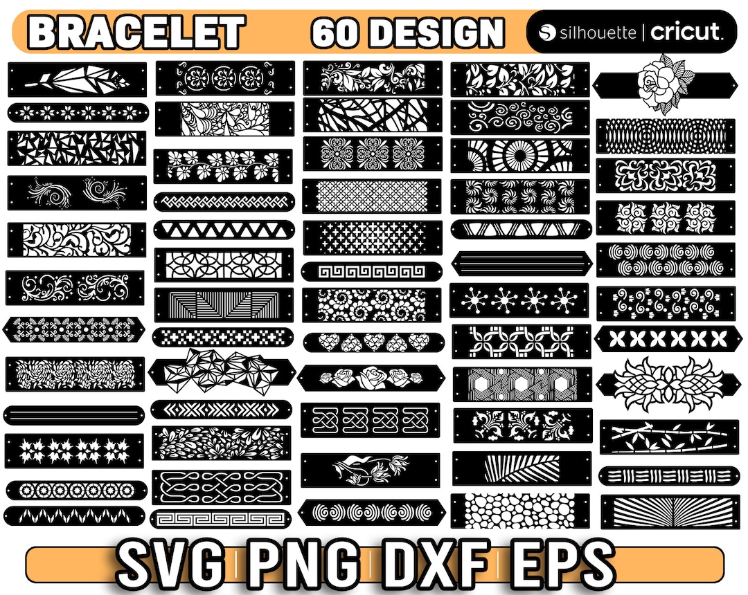 Bracelet Svg, Leather Bracelet Svg, Laser Cut Bracelet, Leather ...