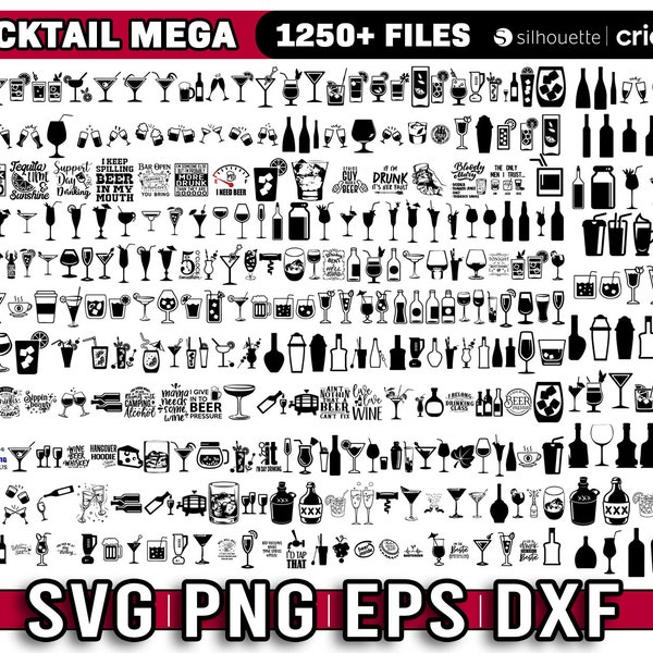 Alcohol Svg - Etsy