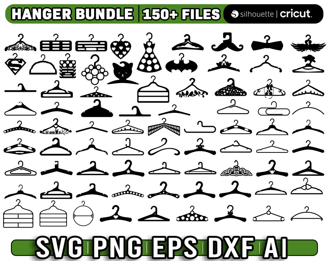 Hanger Svg Hangers Svg Cut Files Clothes Hanger Svg Hanger - Etsy