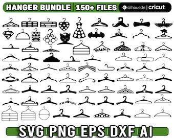 Hanger Svg, Hangers Svg Cut Files, Clothes Hanger Svg, Hanger Dxf ...