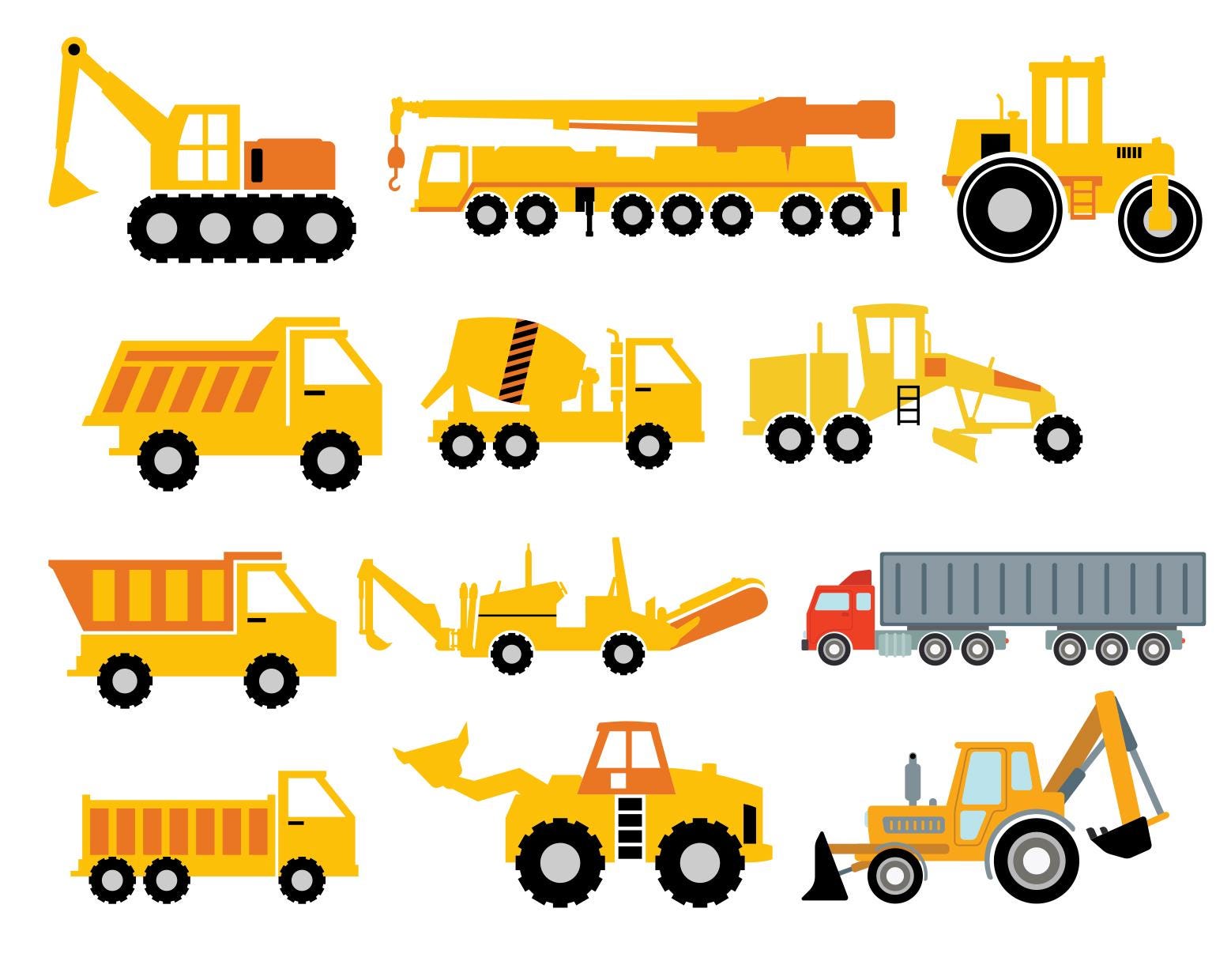 Construction Svg, Construction Clipart, Construction Png, Dumb Truck ...
