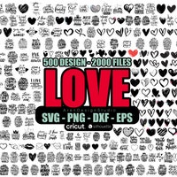 Love Svg - Etsy