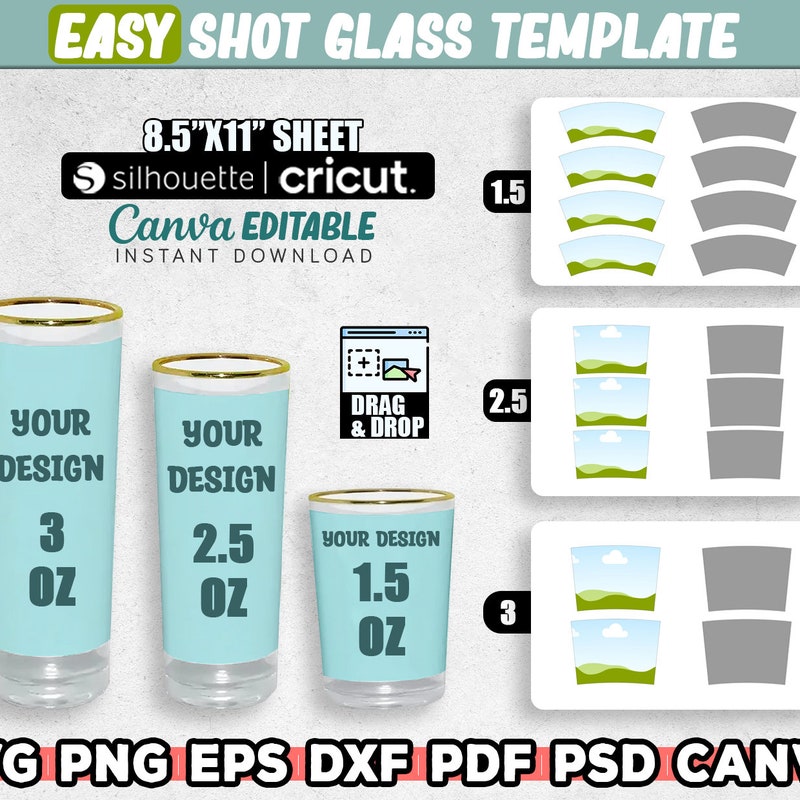 Shot Glass Svg - Etsy