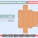 Rectangular Box Template SVG, Gift Box Template, Packaging Box SVG for ...