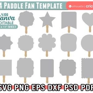 Fan Template Svg, Church Fan Template, Fan Template Canva, Wedding Fan ...