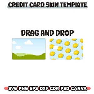 Credit Card Skin Template, Debit Card Skins, Card Sticker Template ...