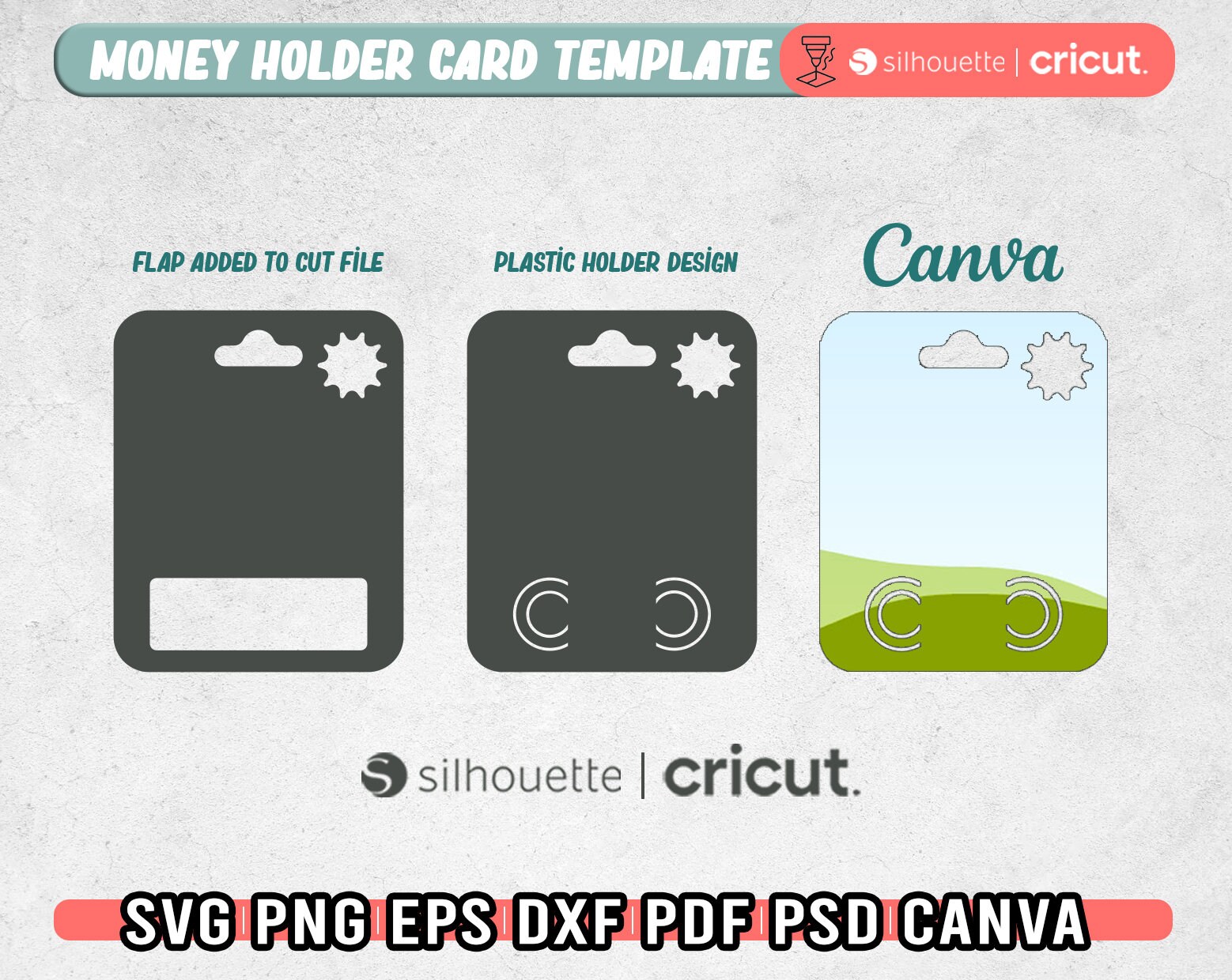 Money Gift Card Canva Template, Money Holder Card Template, Custom ...