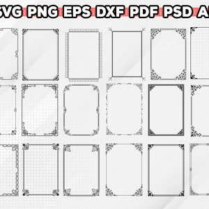 Decorative Elements SVG Bundle, Dividers Borders Svg, Text Divider Svg ...