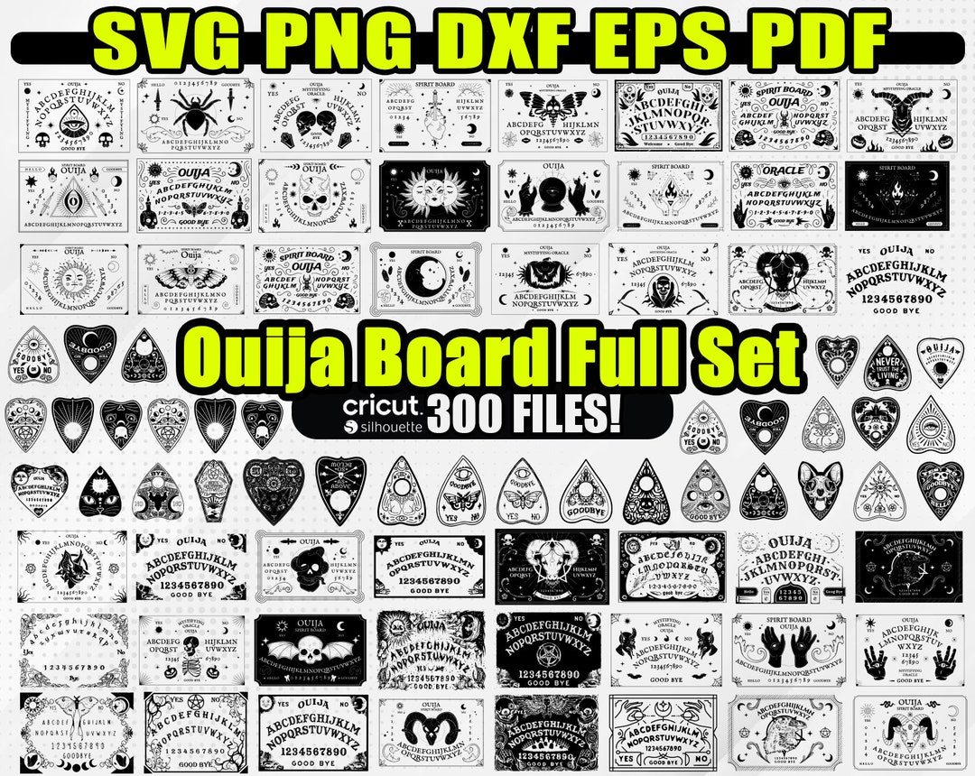 70+ Ouija Board Svg Bundle, Ouija Svg, Ouija Board Png, Ouija Board ...