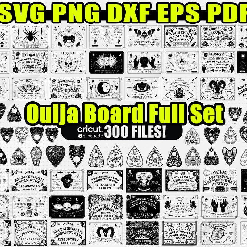 Gothic Ouija Board Laser - Etsy