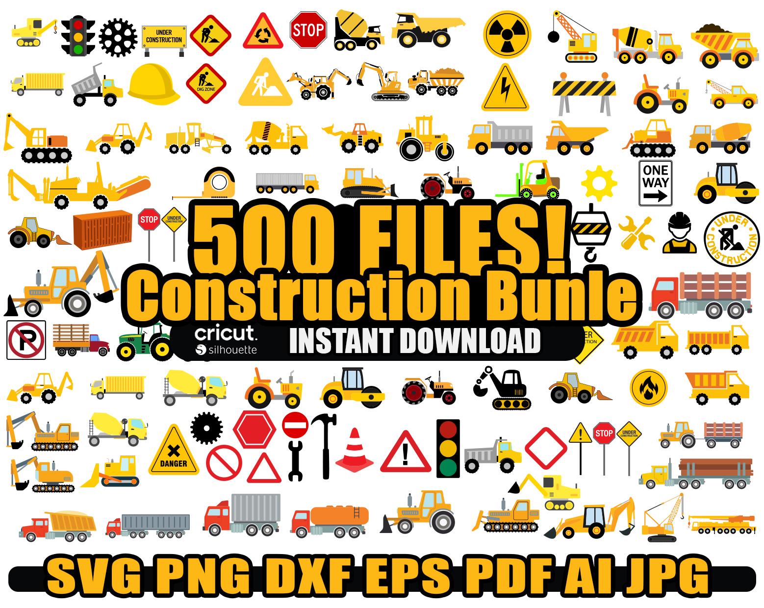 Construction Svg Bundle , Construction Png, Construction Clipart, Dumb ...