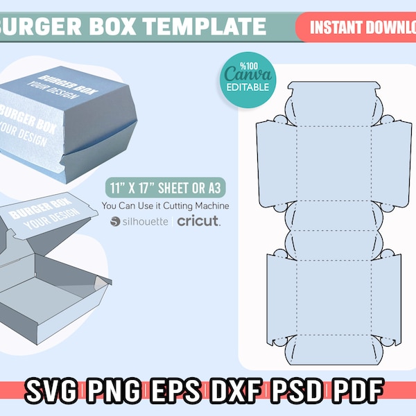 Box Template - Etsy