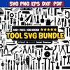 40 Tools SVG Bundle, Workshop Clipart Set, DIY Construction Vector ...