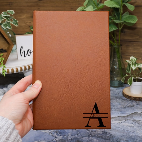 Leather Journal Custom Logo - Etsy