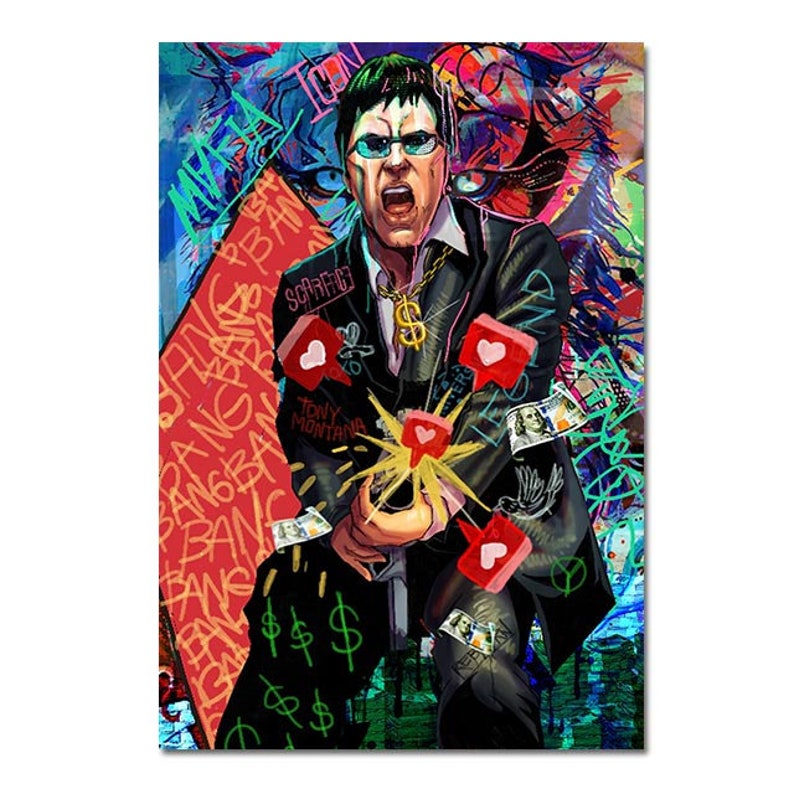 The God Father,peaky Blinders,pablo Escobar,graffiti Posters and Prints ...