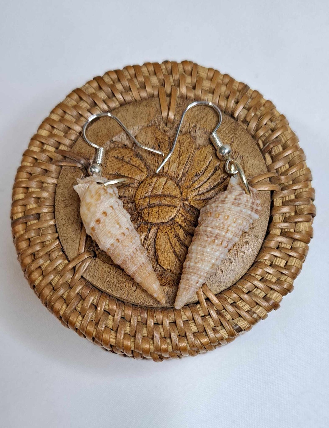 Real Seashell EARRINGS Cerith Shell Beachy Jewelry Beach Gift Seashell ...