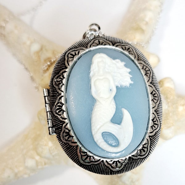 Mermaid Locket - Etsy