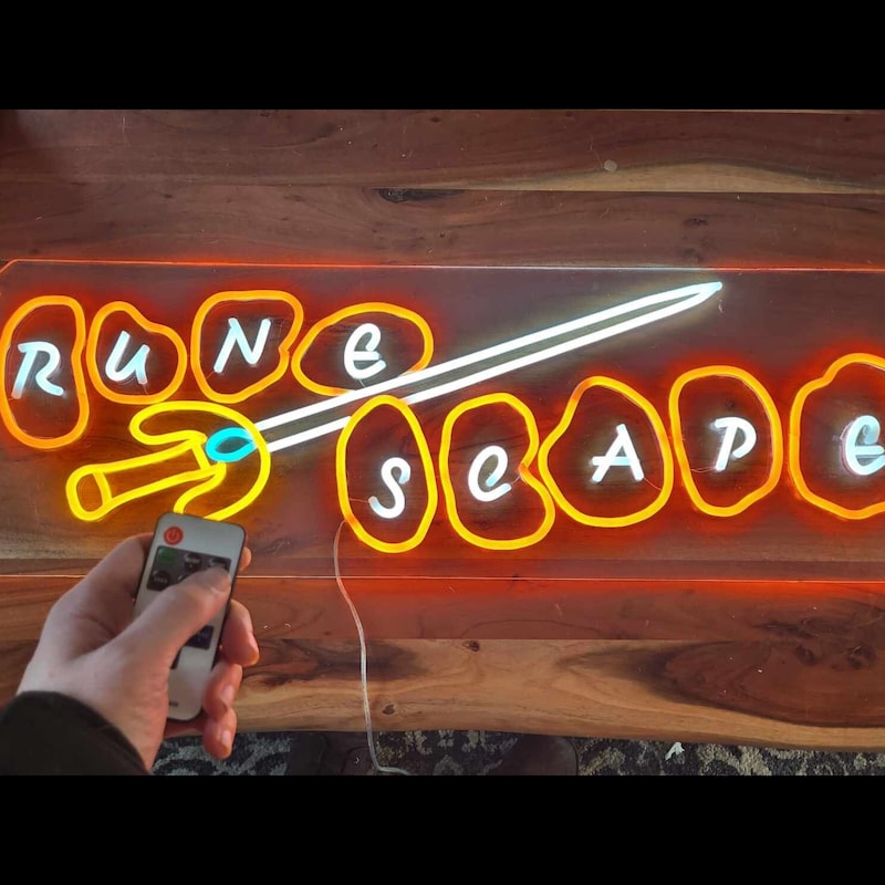 Led Runescape Sign - Etsy