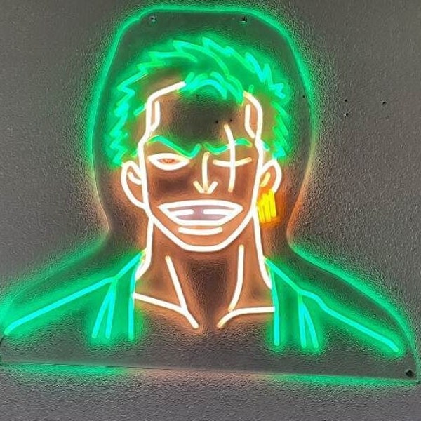 Zoro One Piece Neon Sign - Etsy