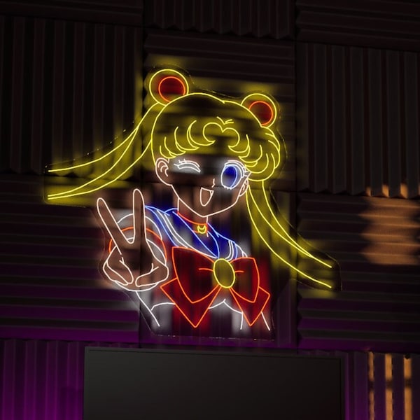 Cute Anime Light up Sign - Etsy