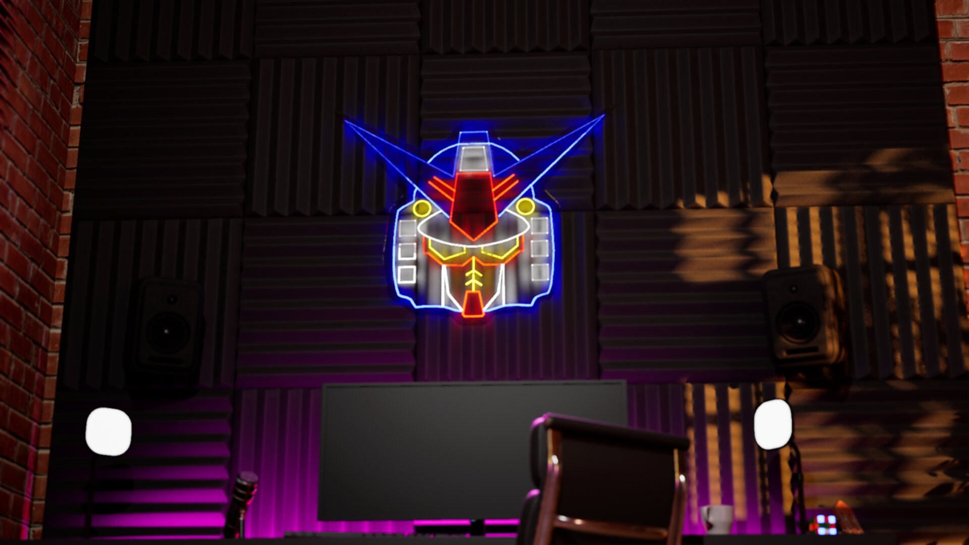 Anime Robot LED Neon Sign: Manga Mech Suit Wall Decor - Etsy
