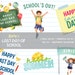 Last Day of School Clipart Set Watercolor Illustrations PNG Classroom ...