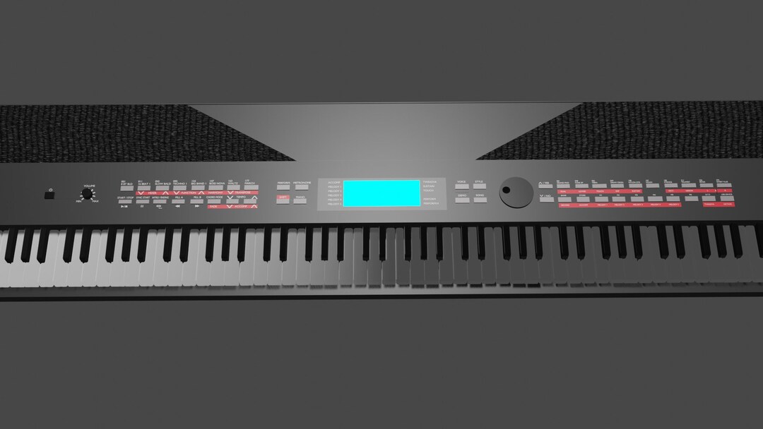 Keyboard (piano) (thomann SP-5600) High Detailed 3D Model - Etsy