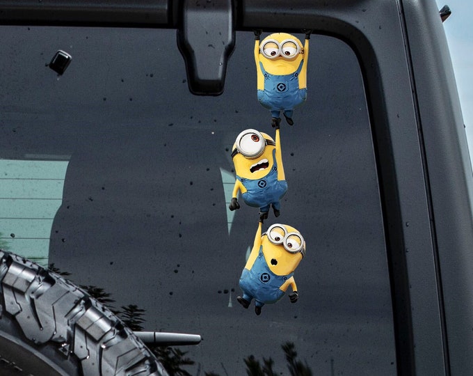 Minion Decal Sticker Available in Mulitple Sizes and Colors for Any Car ...