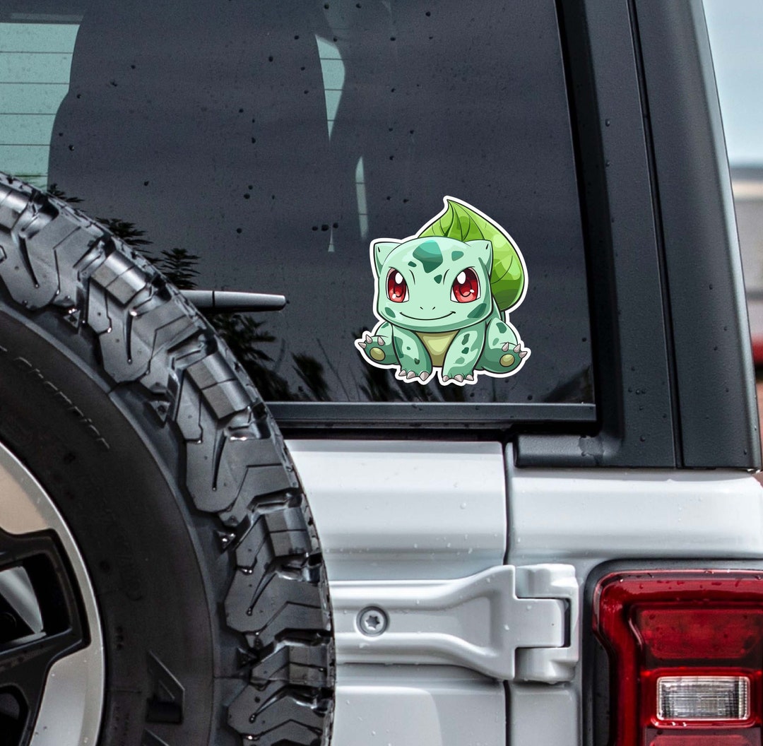 Pokemon Cute Bulbasaur Vinyl Sticker Great for Parties, Car Windows ...