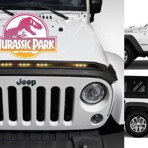 Jurassic Park Explorer Vinyl Decal Set Hood and Door High Quality Car ...