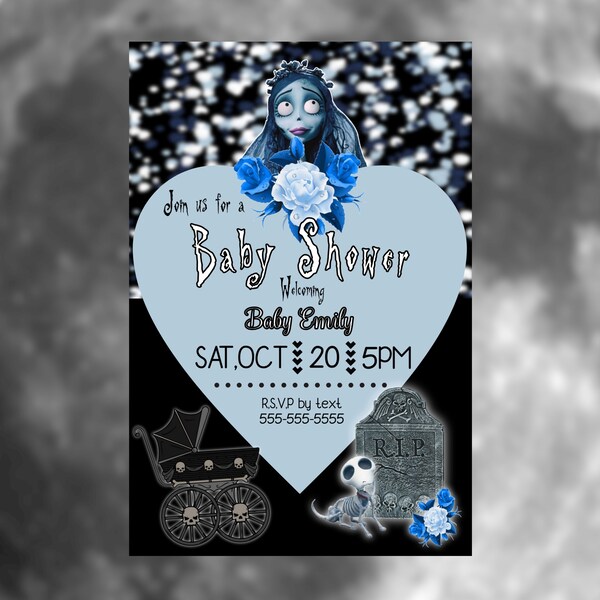 Corpse Bride Template for Baby - Etsy