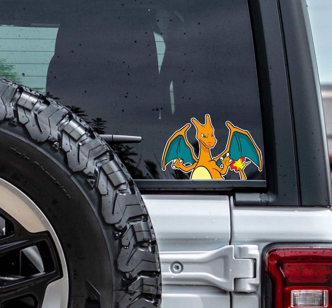 Pokemon Charizard Vinyl Sticker Great for Parties, Car Windows/bumpers ...