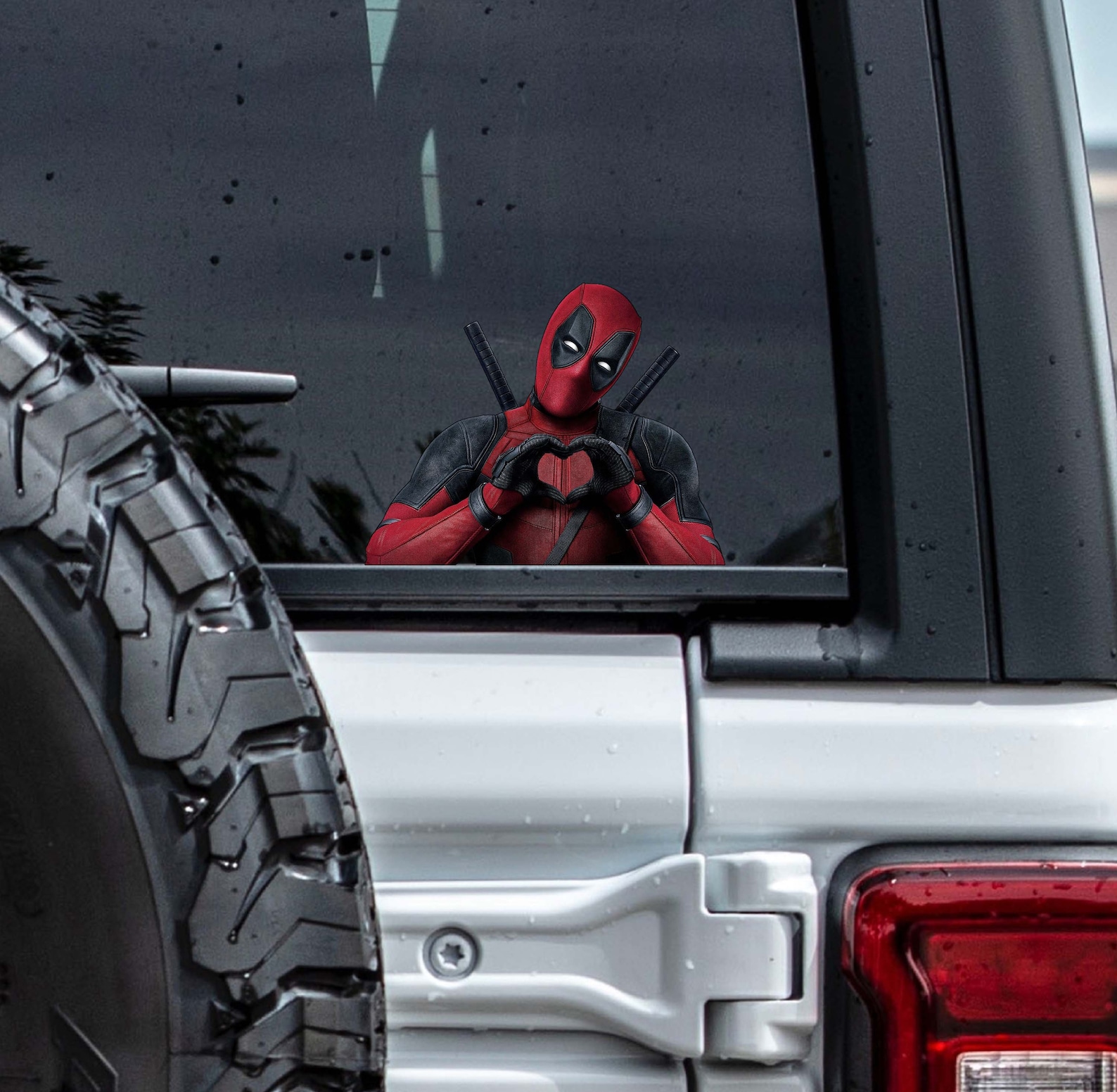 Marvel's Deadpool Vinyl Sticker Great for Parties, Car Windows/bumpers ...