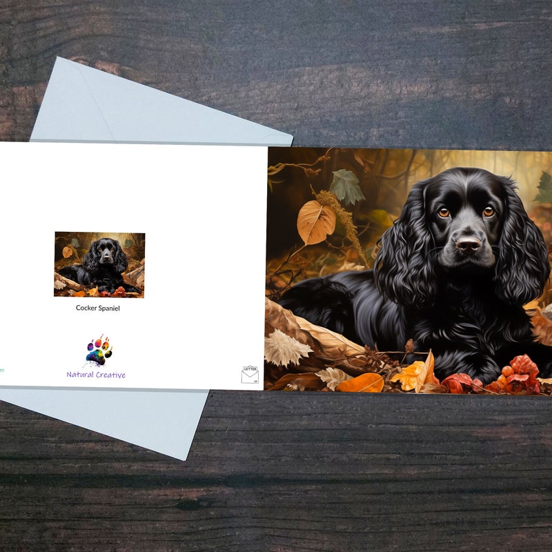 Black Cocker Spaniel - Etsy