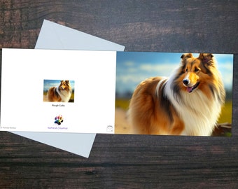 Collie snowfall Blank Greeting Cards 5 - Etsy