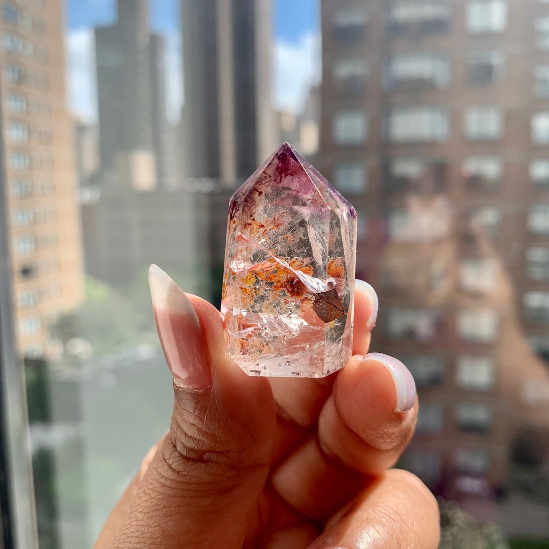 Amazing and Powerful Super Seven Crystal Points for Meditation and ...