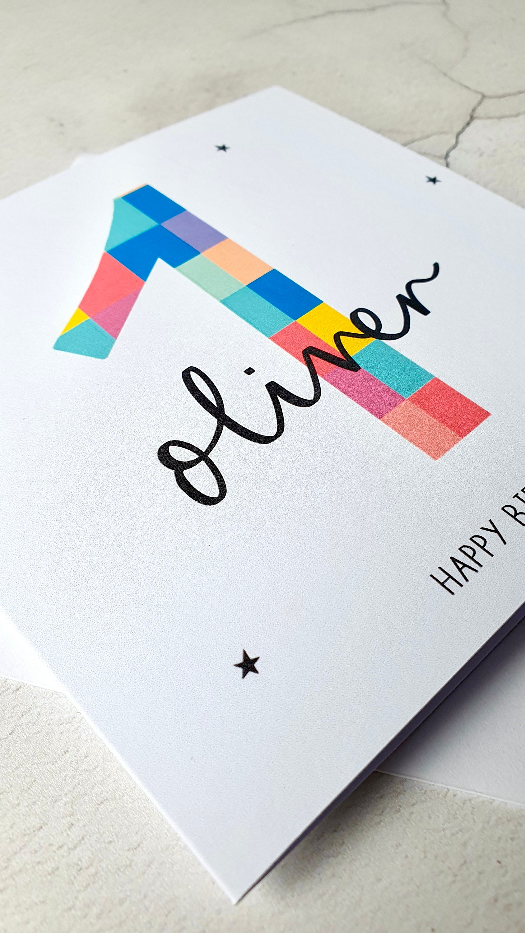 Personalised 7th Birthday Card, Son Birthday Card, Card for Daughter ...