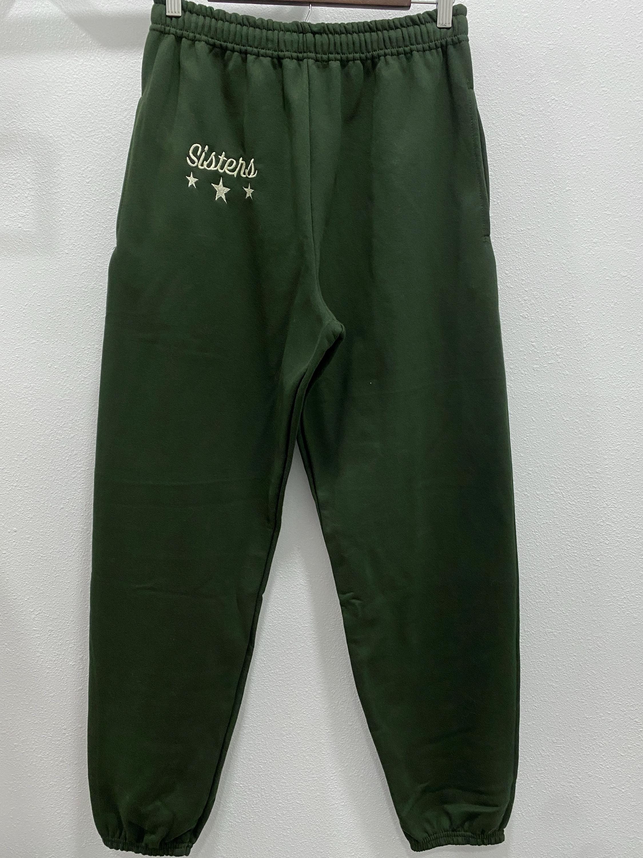Custom Embroidered Sweatpants, Stars, Embroidered Lettering Font ...
