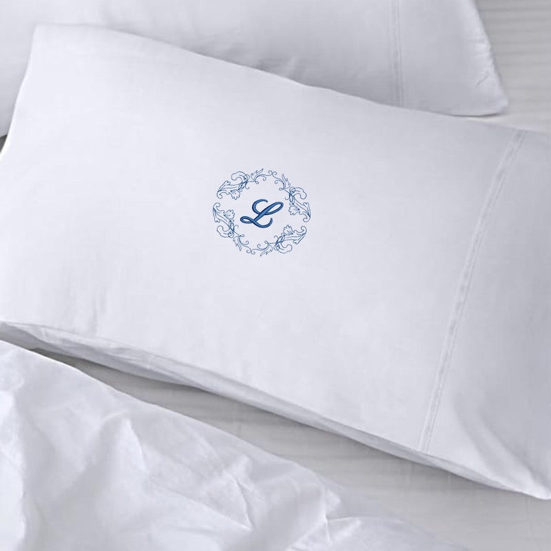 Monogram Pillowcases - Etsy
