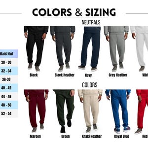 Custom Embroidered Sweatpants, Stars, Embroidered Lettering Font ...