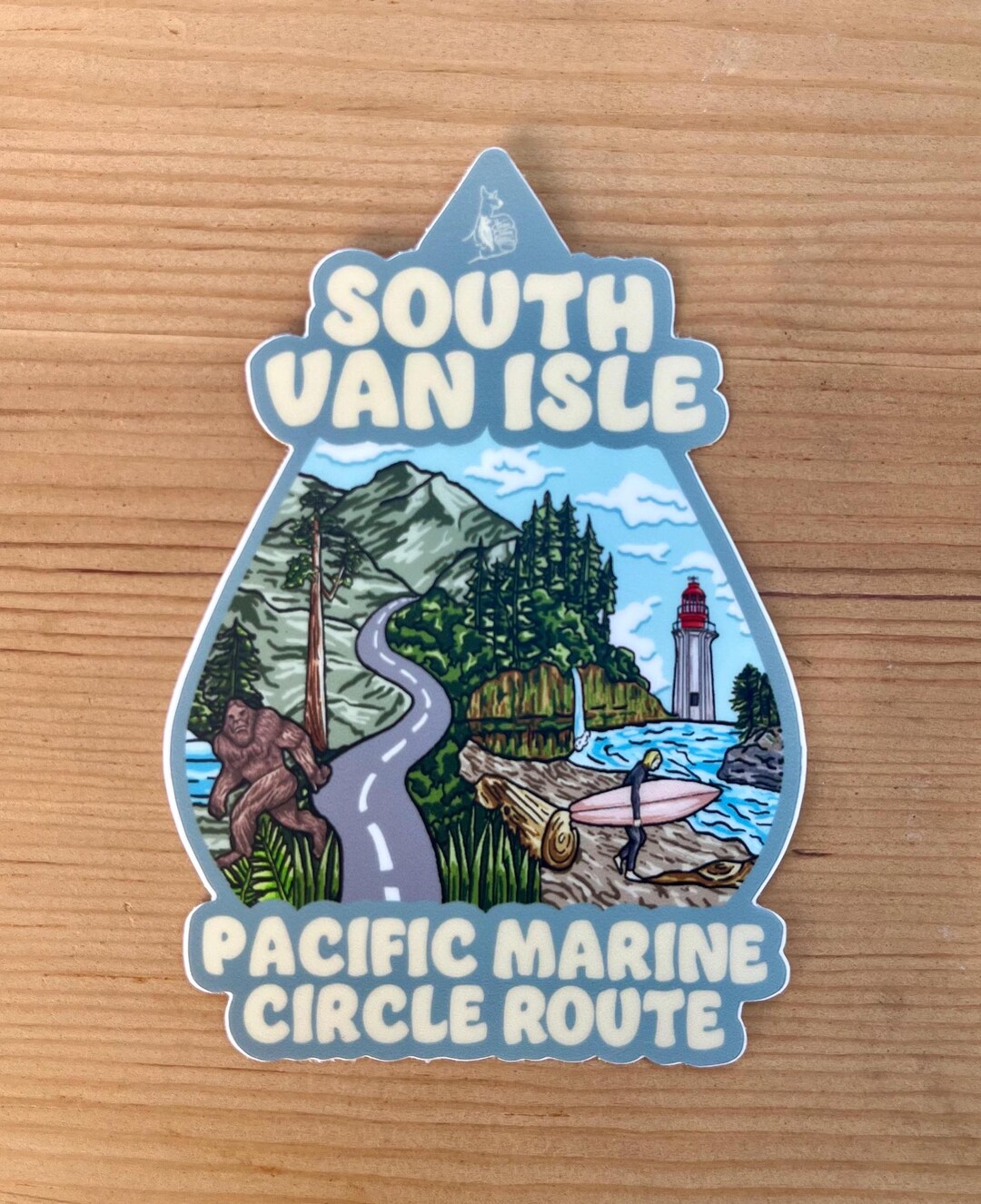 Pacific Marine Circle Route - Vancouver Island Sticker - PNW Keepsake ...