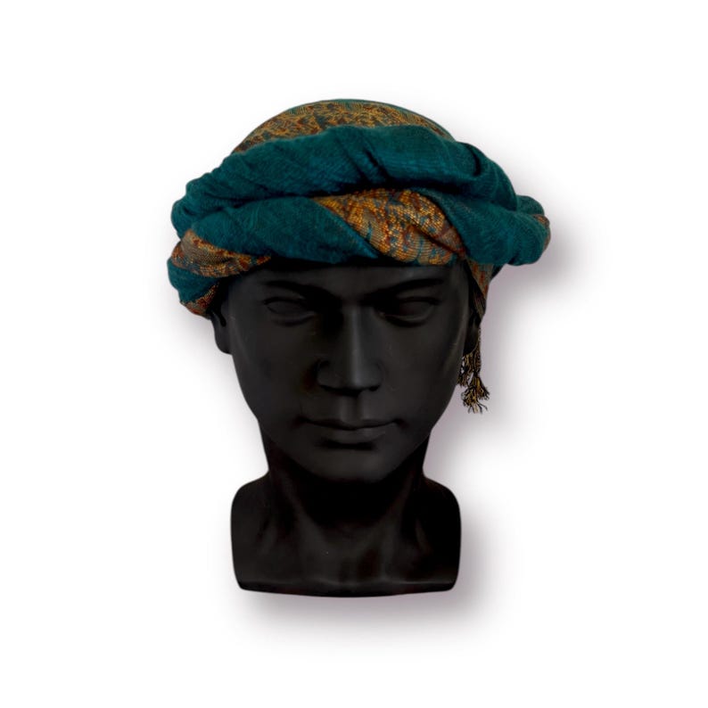 Border Head Wrap Turban - Etsy