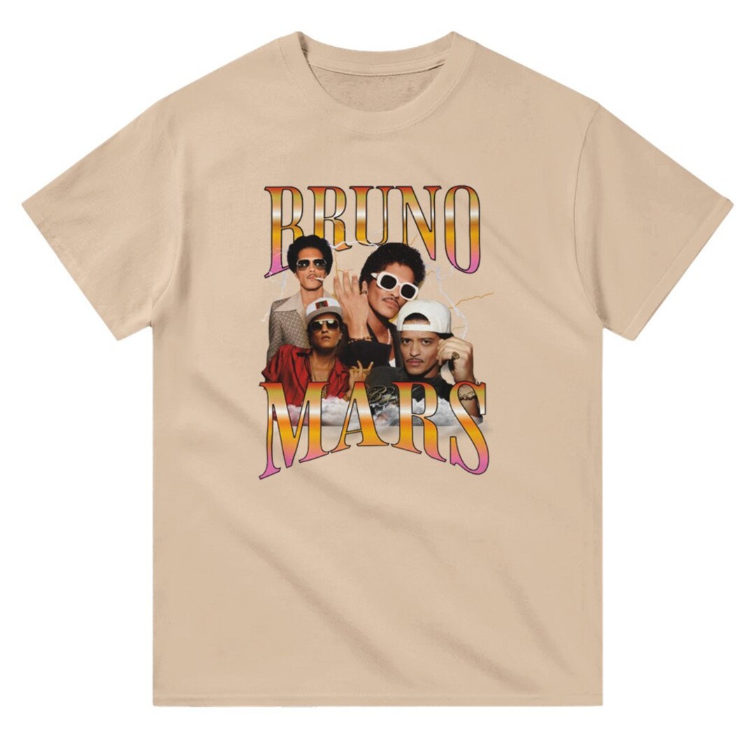 Bruno Mars Bootleg T Shirt, Bruno Mars Fans, Gift for Bruno Mars Fan ...