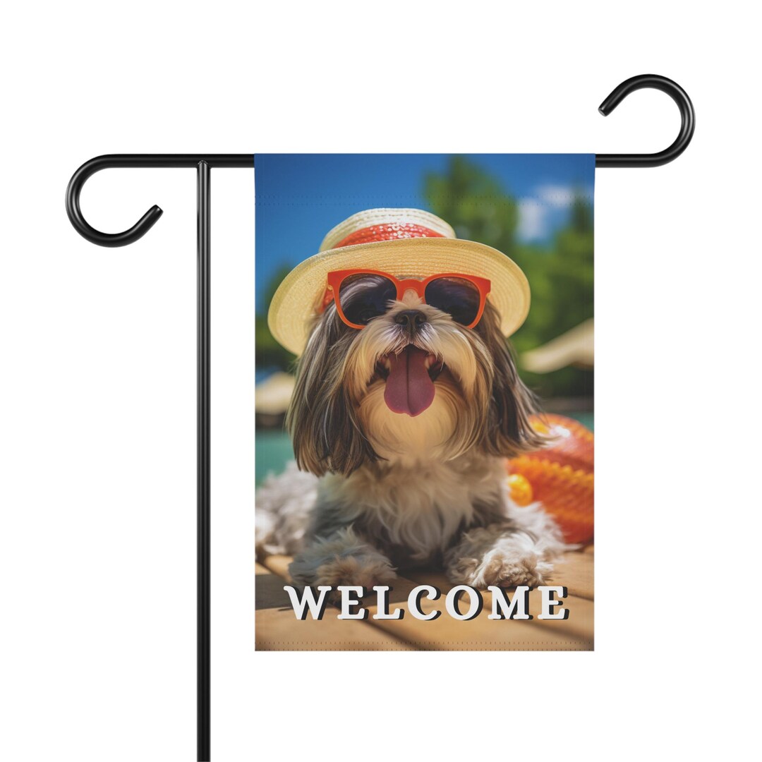 Personalized Dog Garden Flags, Modern Garden Flags, Custom Garden Flags ...