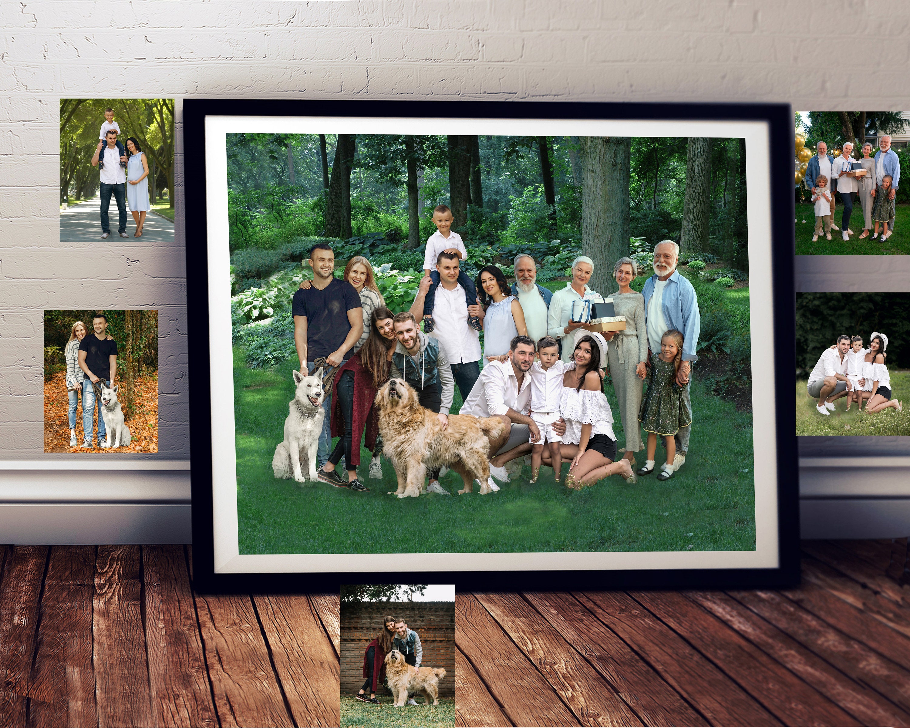 Photo Merge or Add People to Photo, Wedding Photo, Add Loved Ones to ...