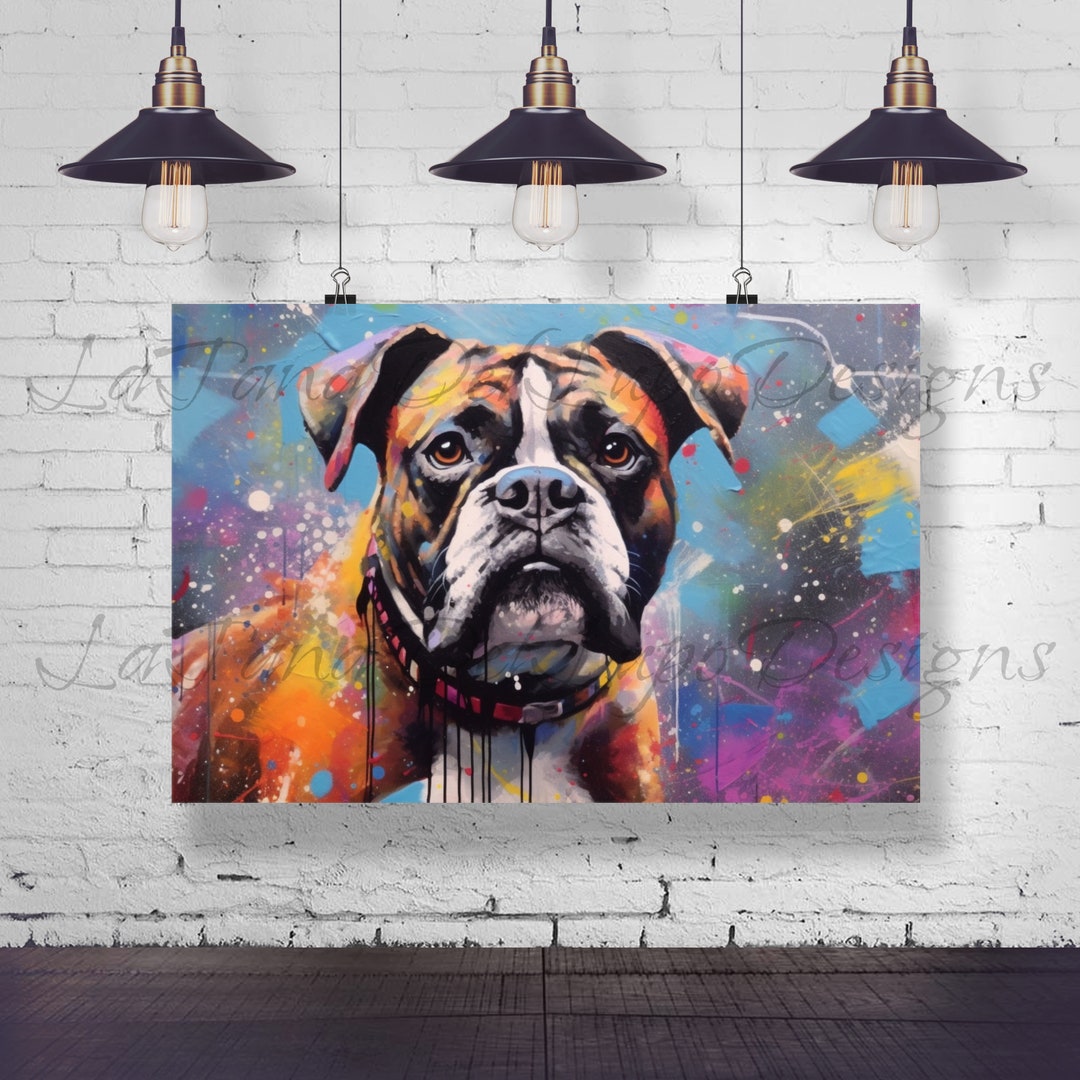 Boxer Art Art, Dog Art, Boxer, Gallery Art, Animal Art, Animals, Dogs ...