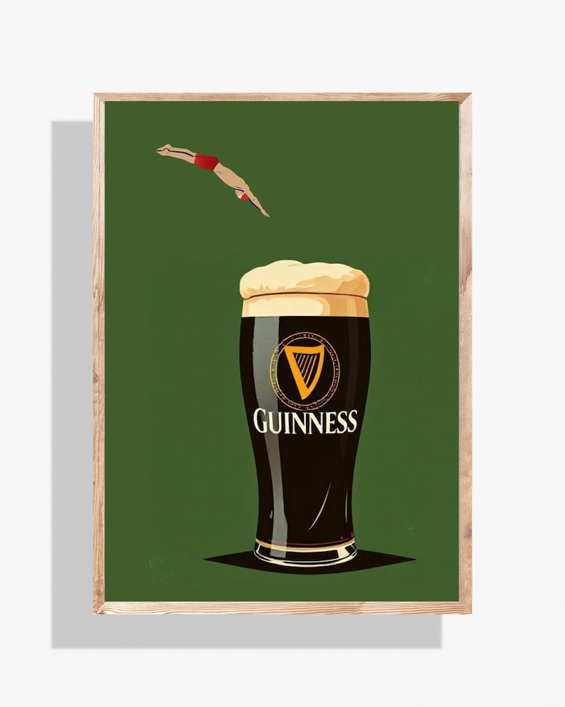 Guinness Poster Pub Art Irish Prints Wall Prints Wall Art Beer Prints ...