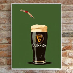 Guinness Poster Pub Art Irish Prints Wall Prints Wall Art Beer Prints ...